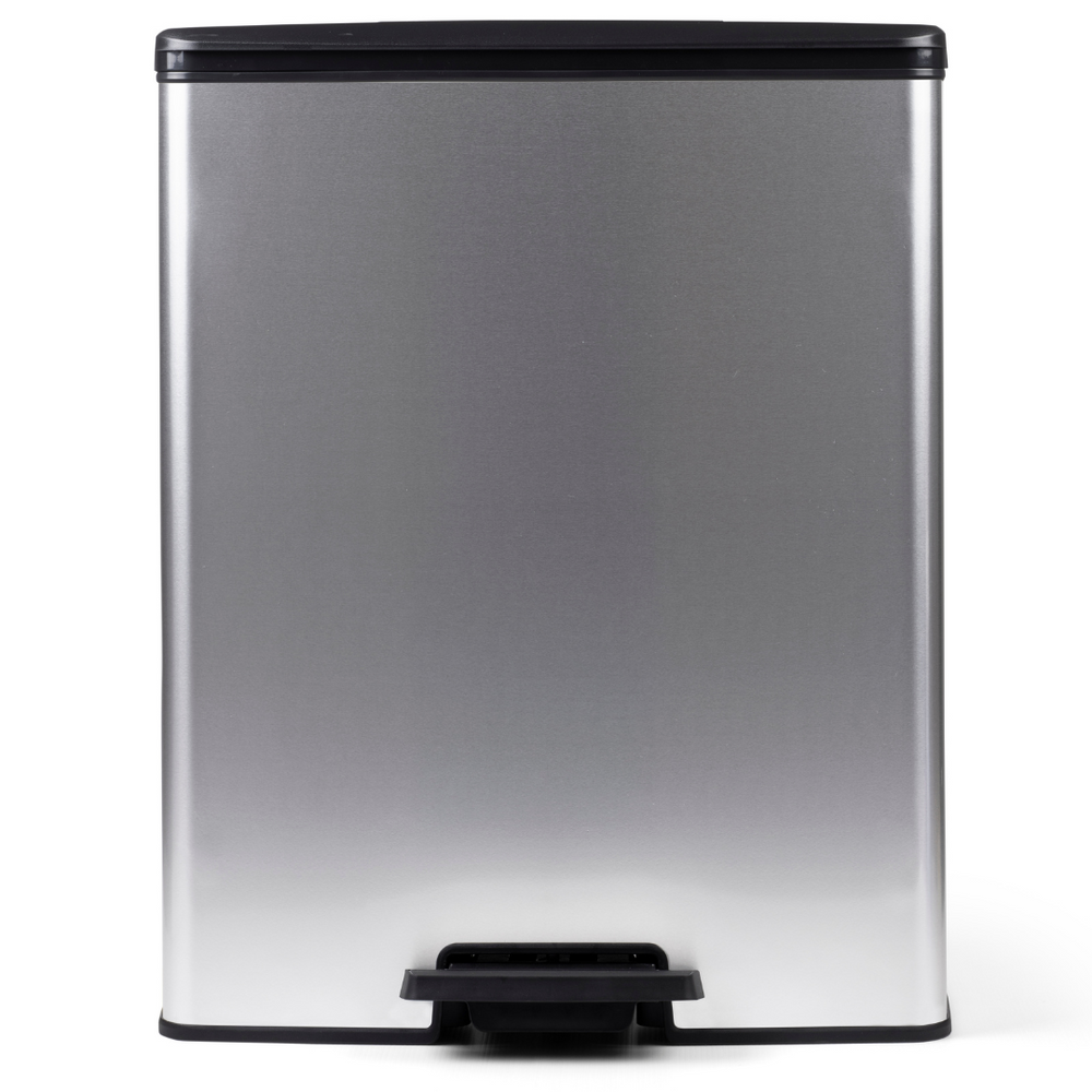 Keter - Curver Deco Duo Bin 26L and 26L Silver
