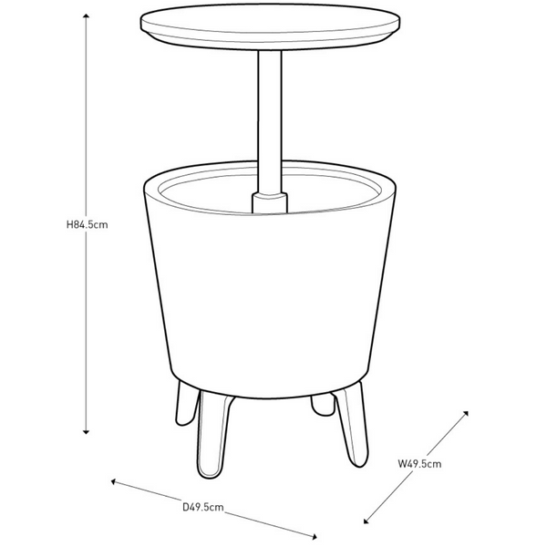 KETER Cool Bar Drinks Cooler Table – Keter SA